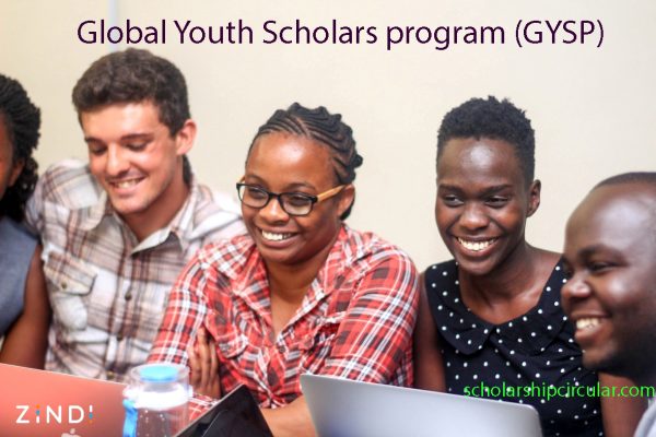 Global Youth Scholars Program (GYSP) - Scholarship Circular